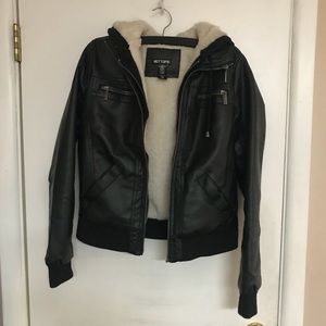 Hot Topic | Jackets & Coats | Hot Topic Cute Warm Leather Jacket Size S ...